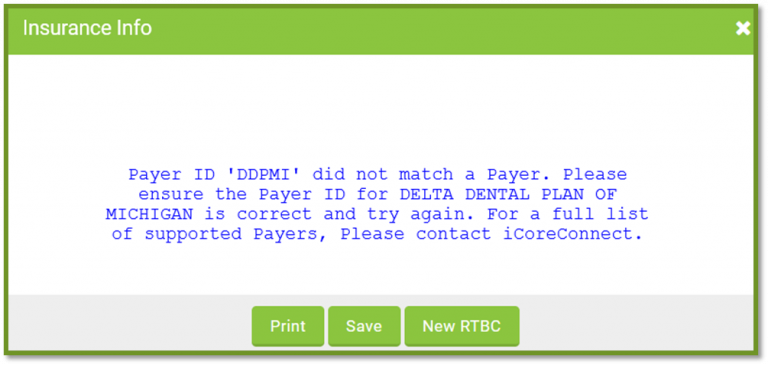 iCoreVerify Troubleshooting and Error Resolution – iCoreConnect