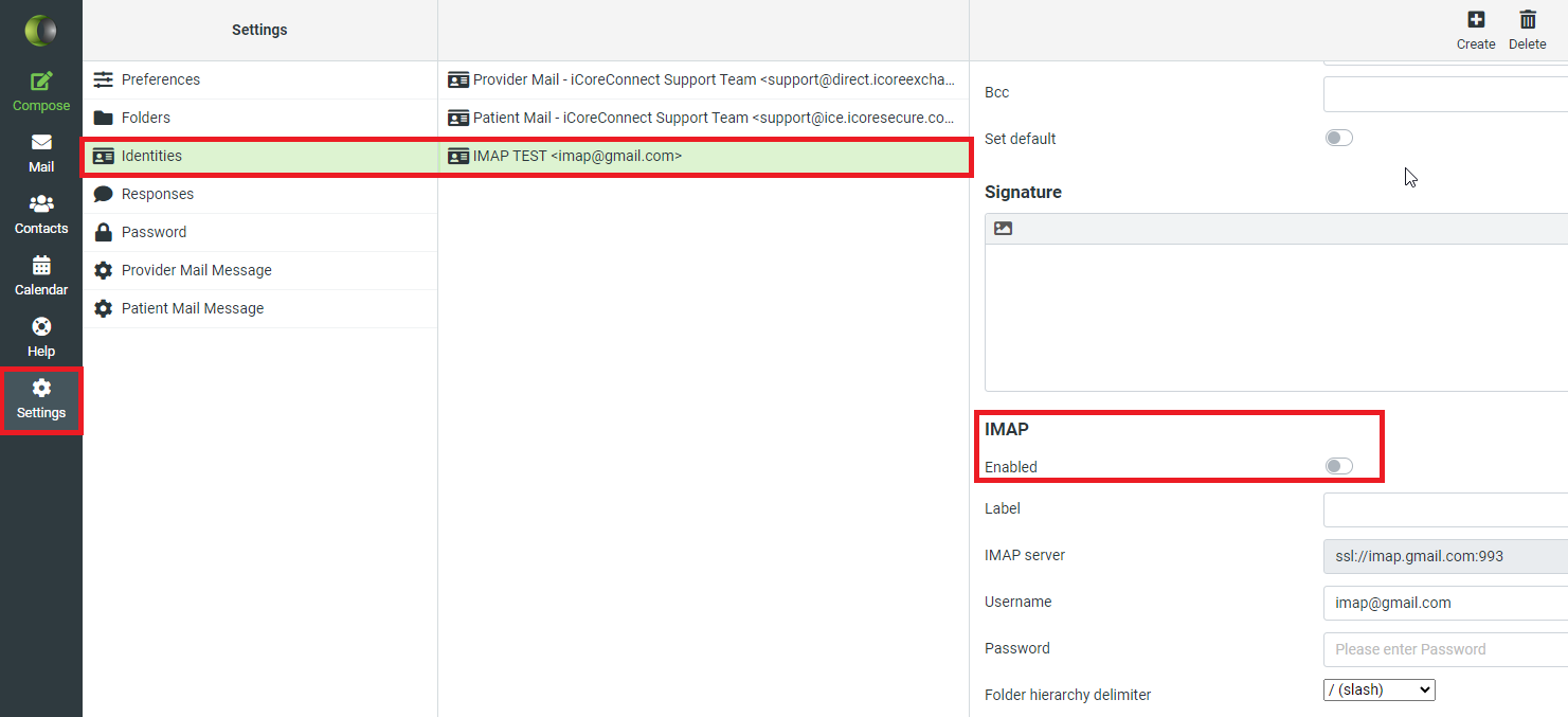 iCoreExchange – How to set IMAP and SMTP Settings – iCoreConnect