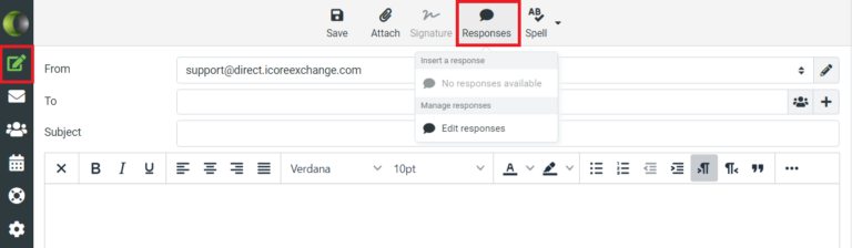 iCoreExchange – How to Setup Responses – iCoreConnect