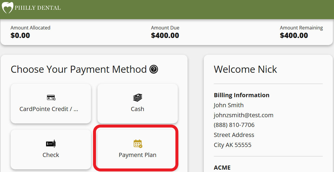 iCorePay: Create A Payment Plan – iCoreConnect