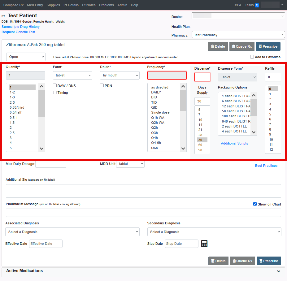 iCoreRx: How to Locate a Z-Pak – iCoreConnect