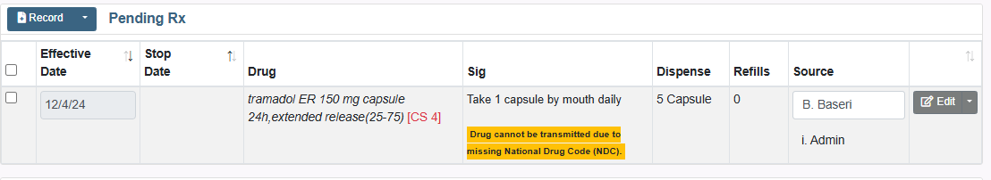 iCoreRx: Medications without a National Drug Code (NDC) – iCoreConnect