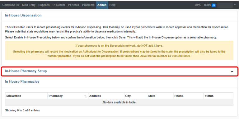 iCoreRx: Pharmacy for In-House Dispensing – iCoreConnect