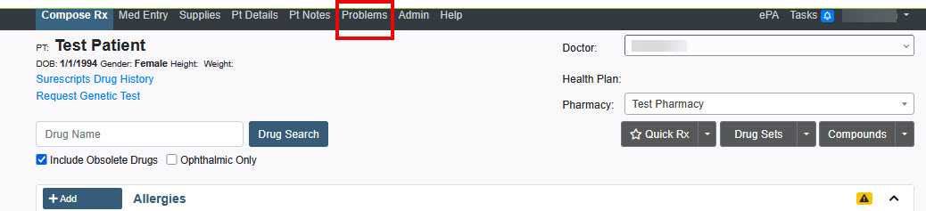 iCoreRx: Record a Diagnosis or ICD10 Code – iCoreConnect